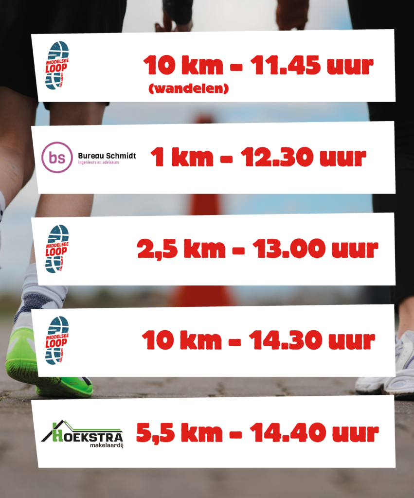 Middelseeloop (zondag 13 april) - Middelsee